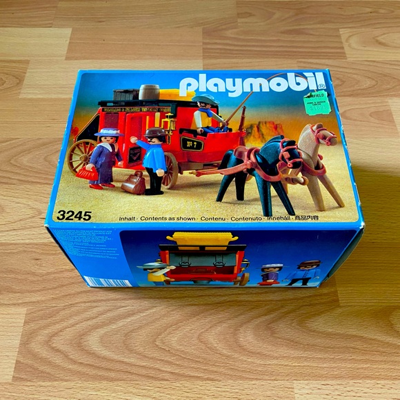 Playmobil | Toys | Complete Boxed Playmobil Set 3245 Western Stagecoach ...